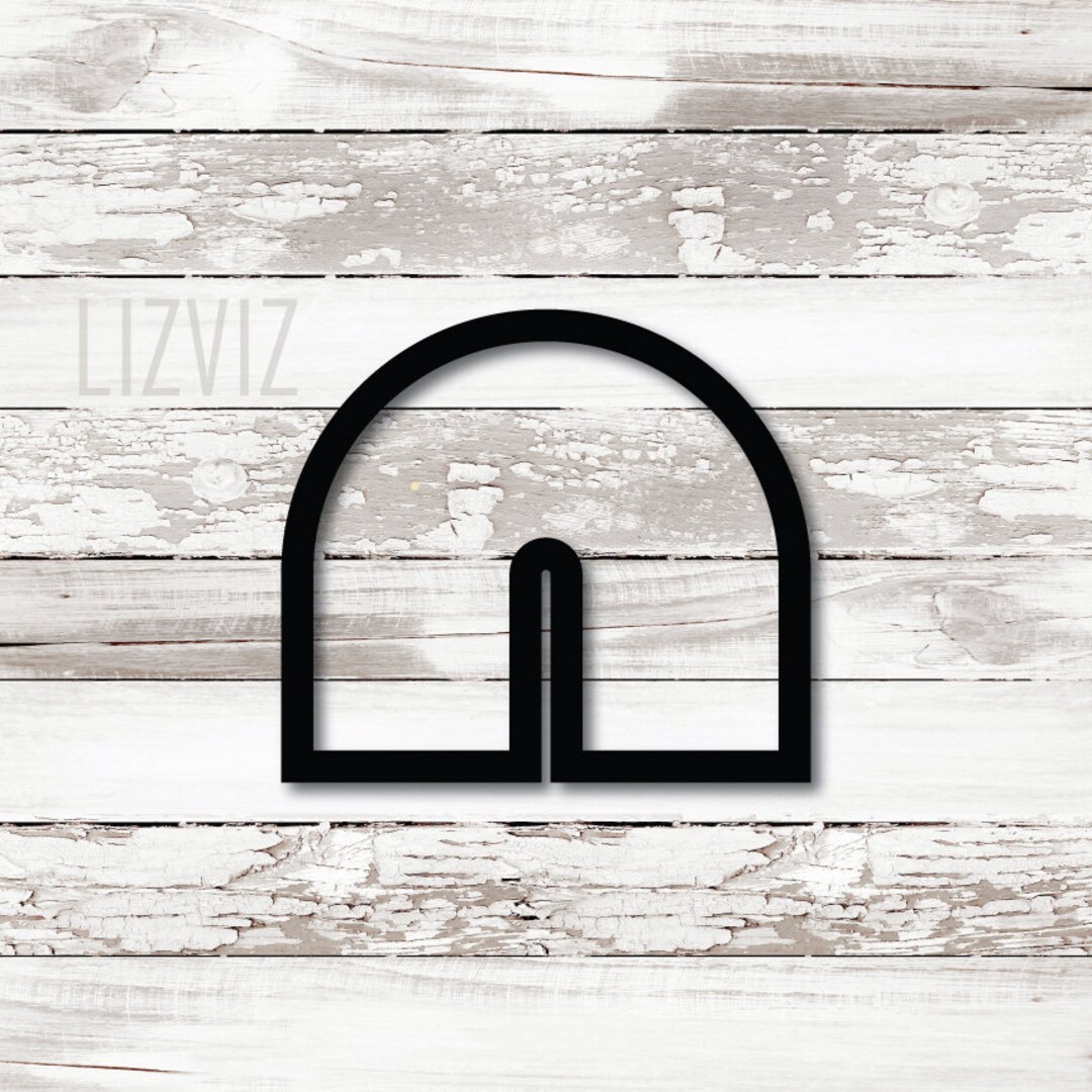 Wide U Shape Clay Cutter. Fondant Cutters. Arch Clay Cutter. Geometric ...