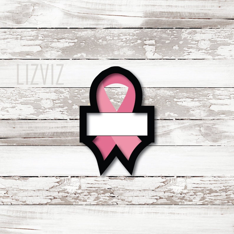 Cancer Awareness Ribbon Cookie Cutter. With Plaque. - Etsy