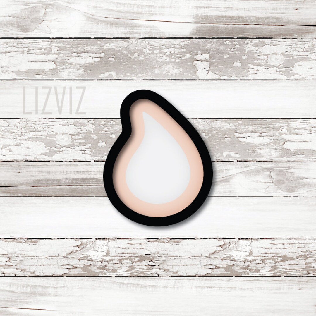 Liquid Drop Cookie Cutter. Blood. Milk. Rain. Juice. - Etsy