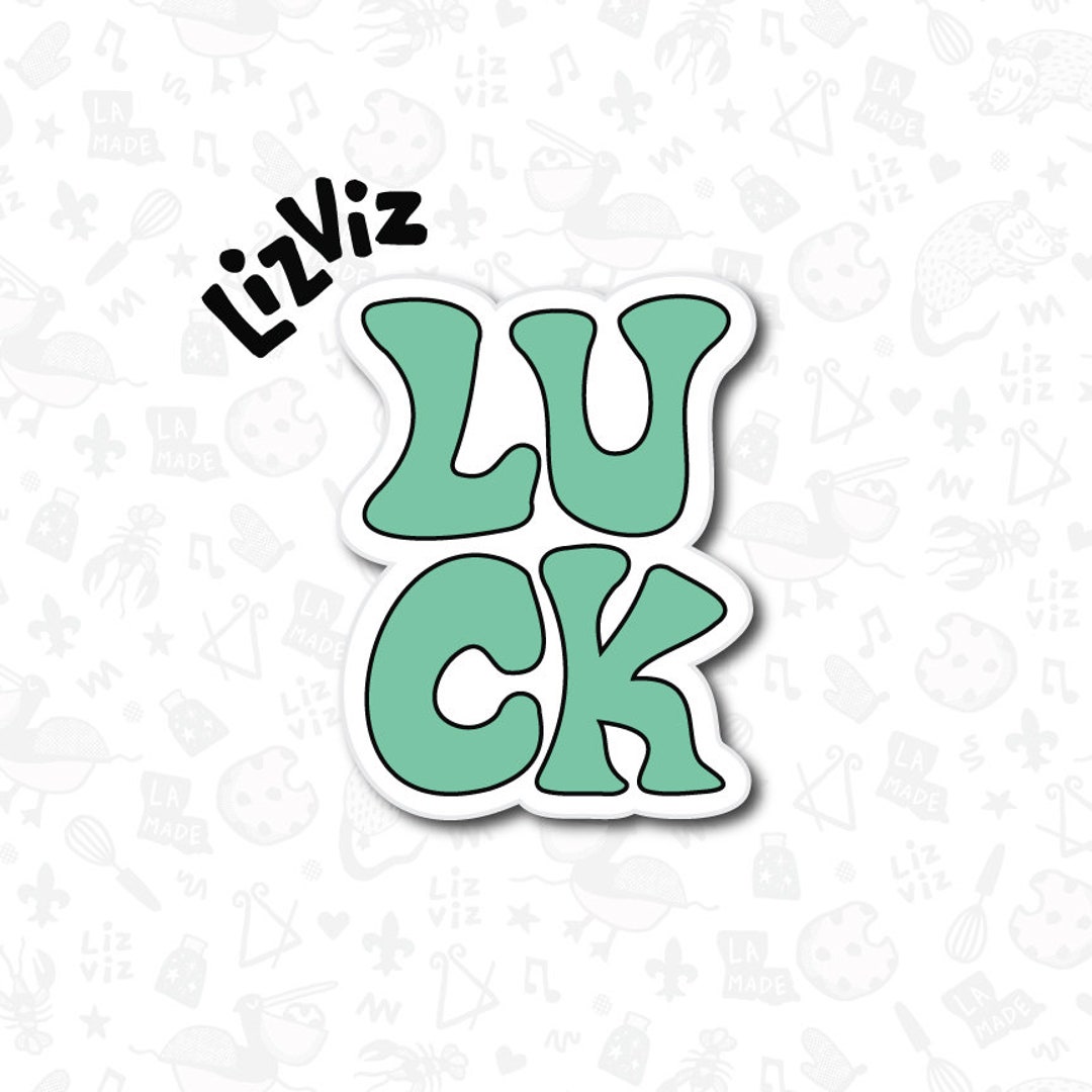 Luck Cookie Cutter With PNG Available 2024 Design - Etsy