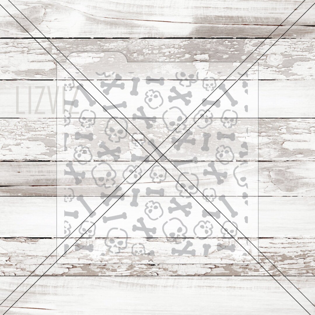 Skull and Bones Cookie Stencil. Halloween. - Etsy