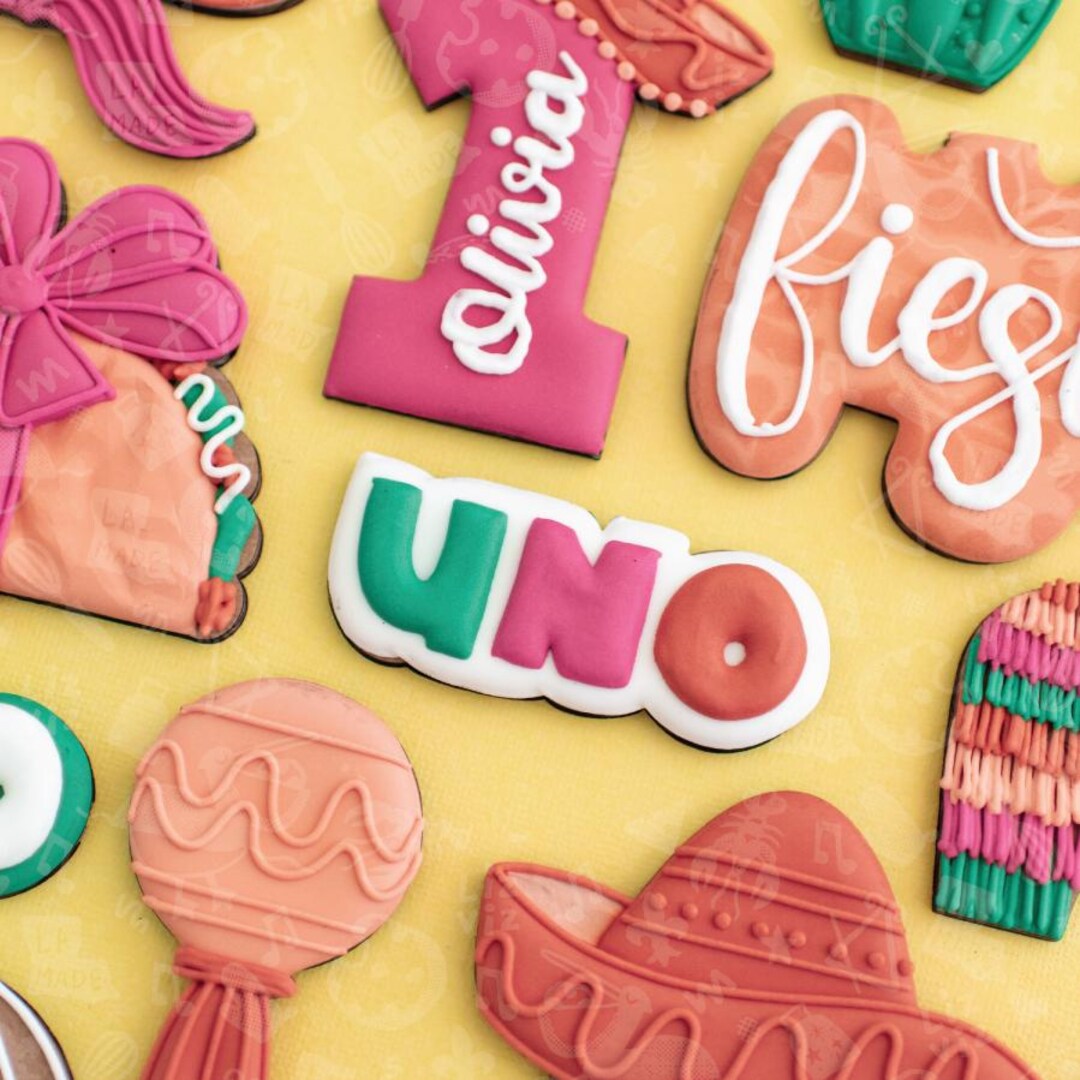 First Fiesta Cookie Cutter: Uno Theme - Etsy