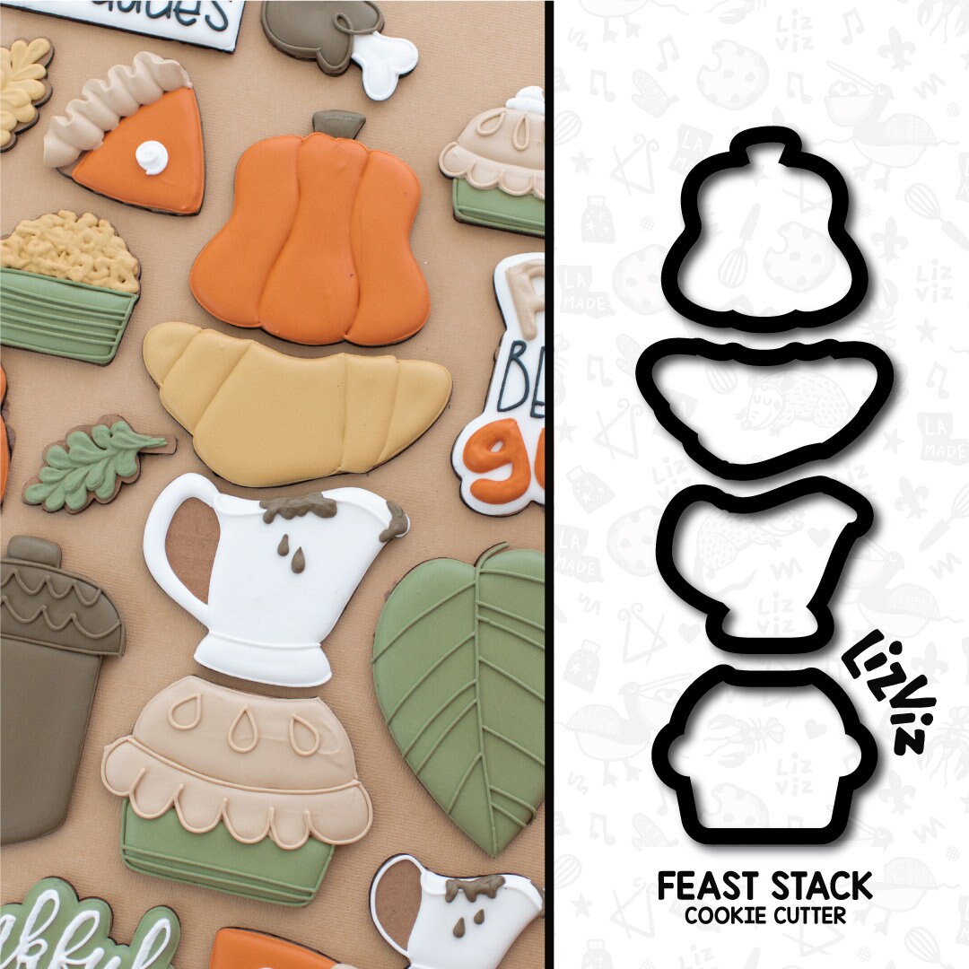 Feast Stack Cookie Cutter. 4 Piece Cutter Set. - Etsy