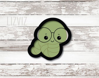 Nerdy Worm Cookie Cutter - Etsy