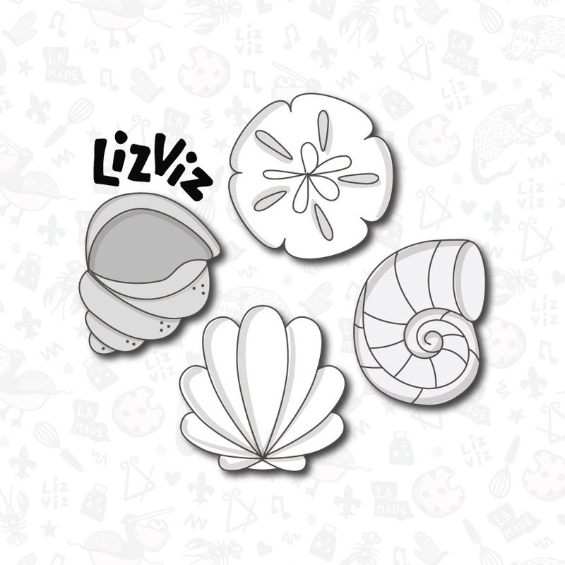 Seashell Cookies - Etsy