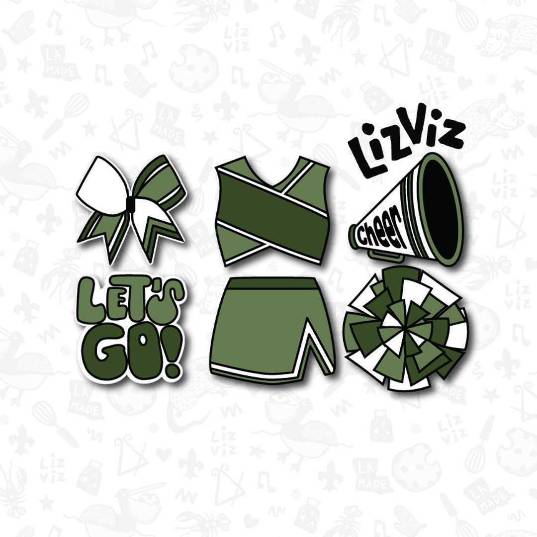 Cheerleading Cookie Cutters: Mini Set of 6 - Etsy