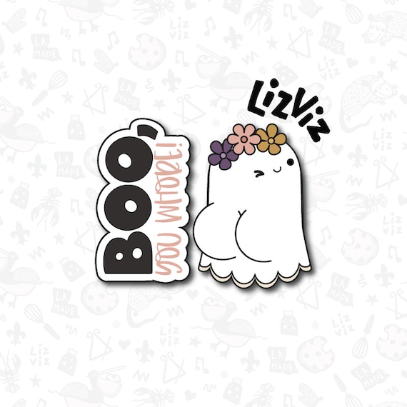 Boo Cutter Set. Ghost Cookie Cutter Set. You Whore. - Etsy