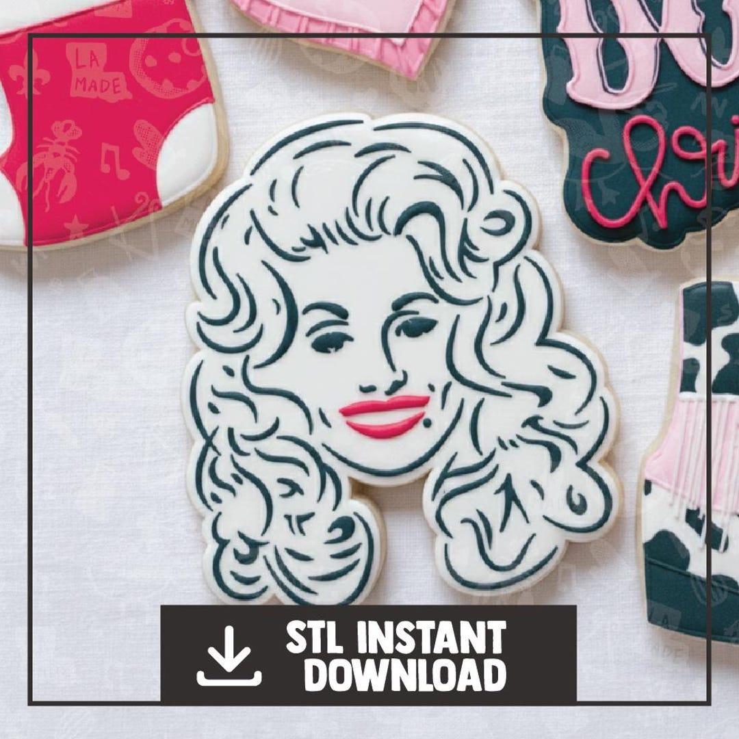 Dolly Face Cookie Cutter STL Instant Download - Etsy