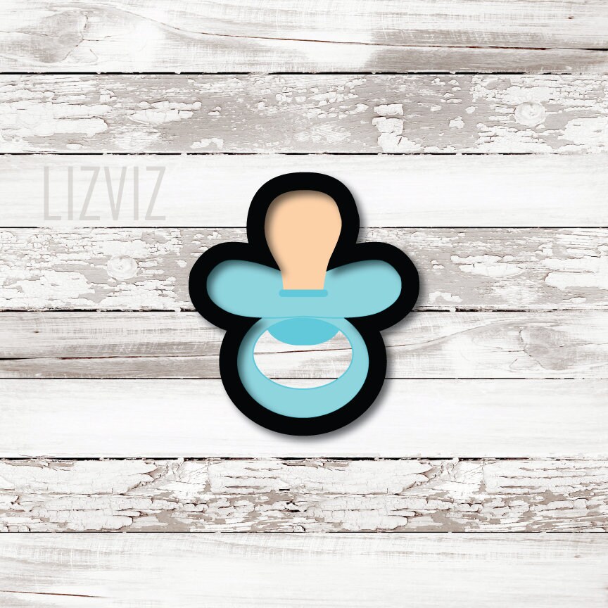 Baby Pacifier Cookie Cutter. - Etsy