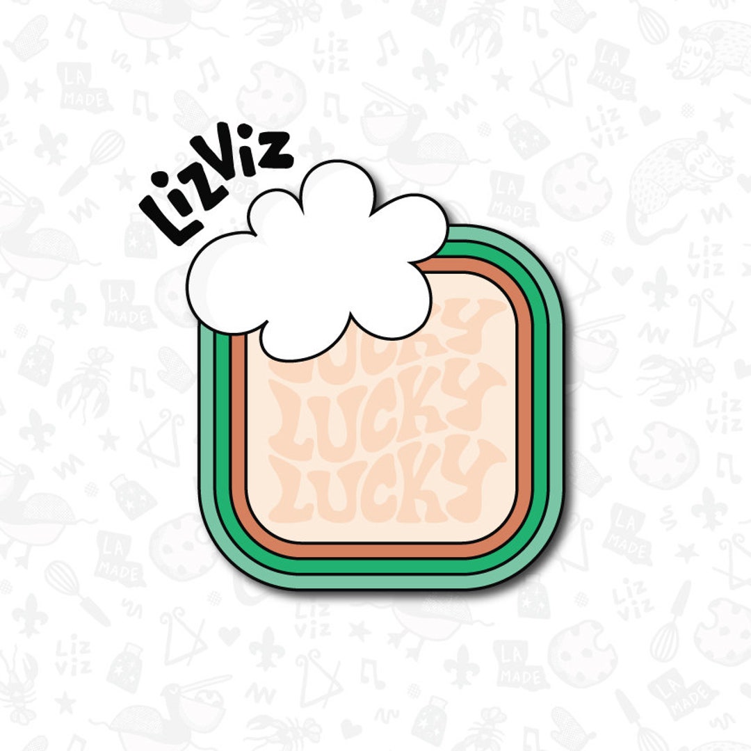 Cloud Plaque Cookie Cutter With PNG Available 2024 Design - Etsy
