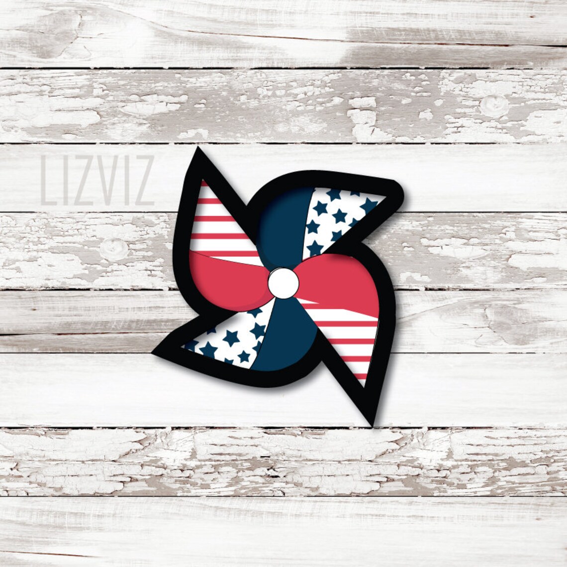 Pinwheel Cookie Cutter. Fourth of July. - Etsy