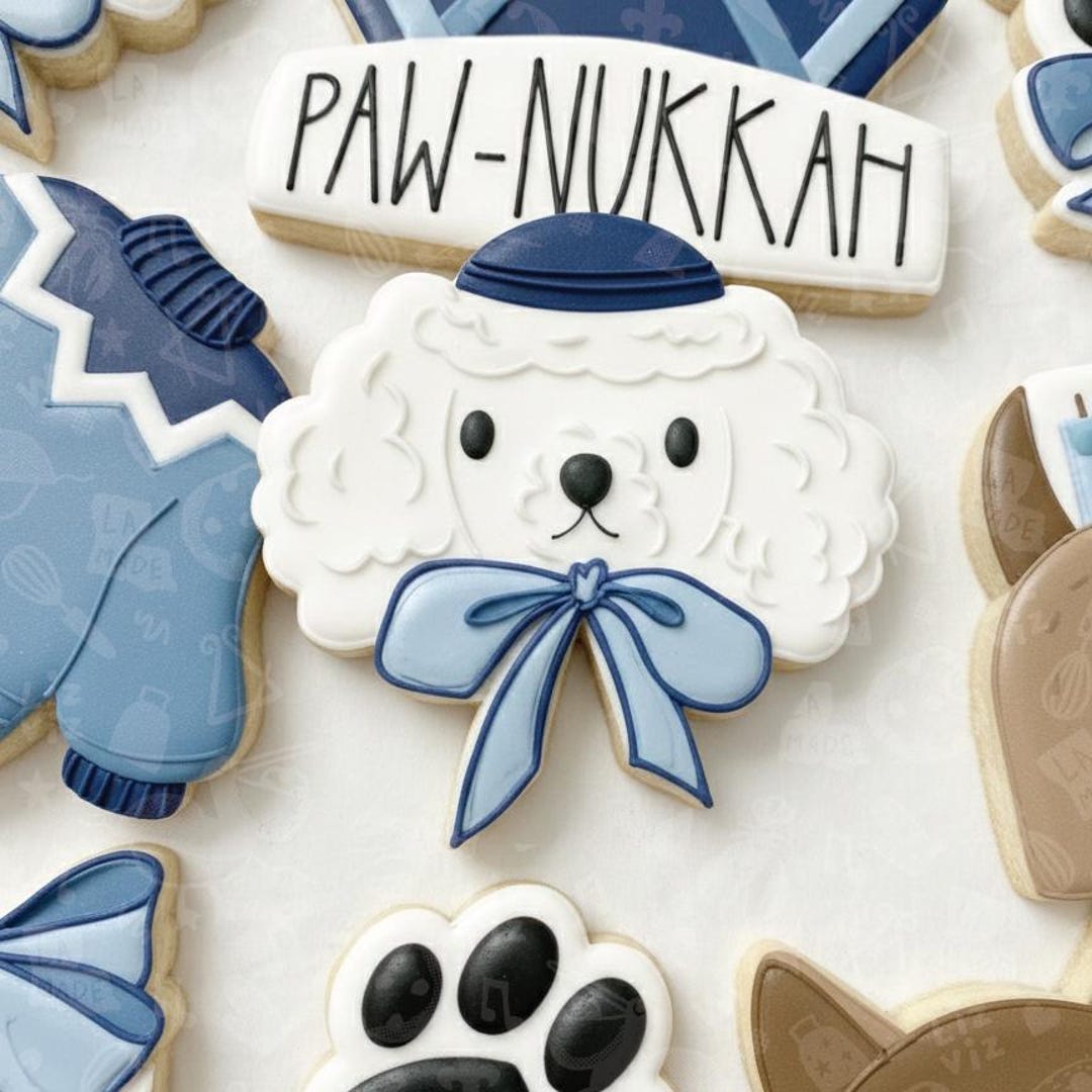 Poodle Cookie Cutter With Bow - Etsy