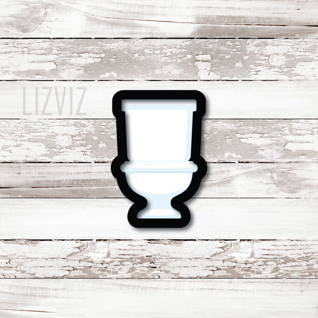 Potty Cookie Cutter. Toilet Cookie Cutter. - Etsy