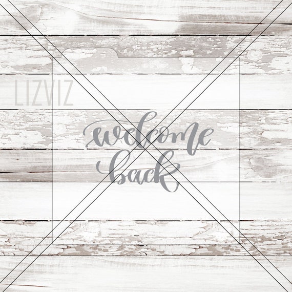 Welcome Back Cookie Stencil. | Etsy