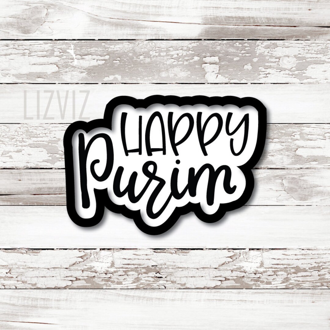 Happy Purim Cookie Cutter. - Etsy