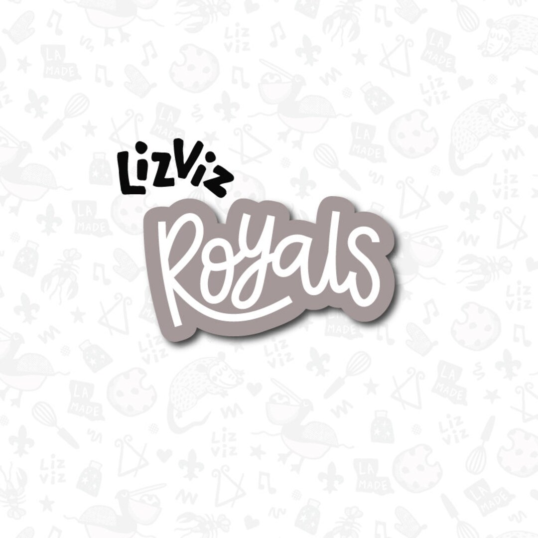 Mascot Word Plaque Cookie Cutter Royals - Etsy