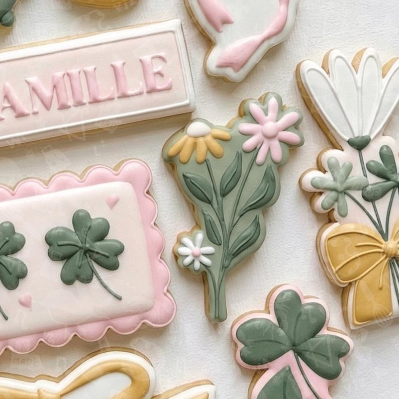 Long Stem Wildflower Cookie Cutters - Etsy