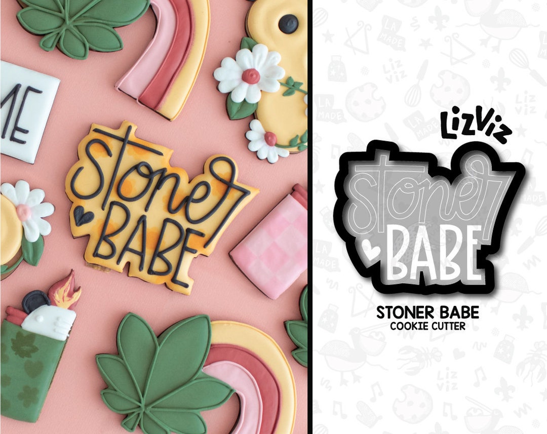 420 Cookie Cutter. Weed Cookie Cutter. Marijuana. Stoner Babe Cookie ...