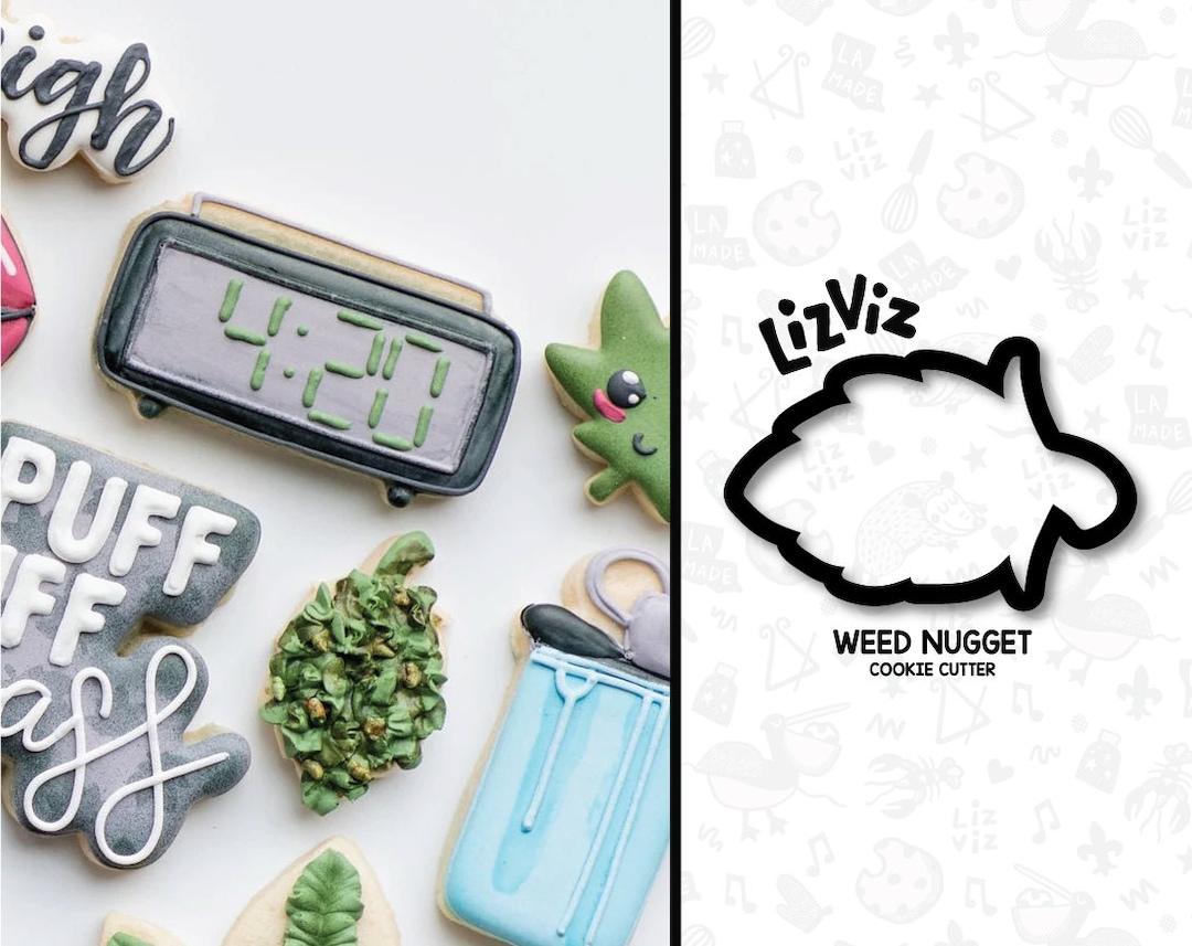 420 Cookie Cutter. Marijuana Cookie Cutter. - Etsy