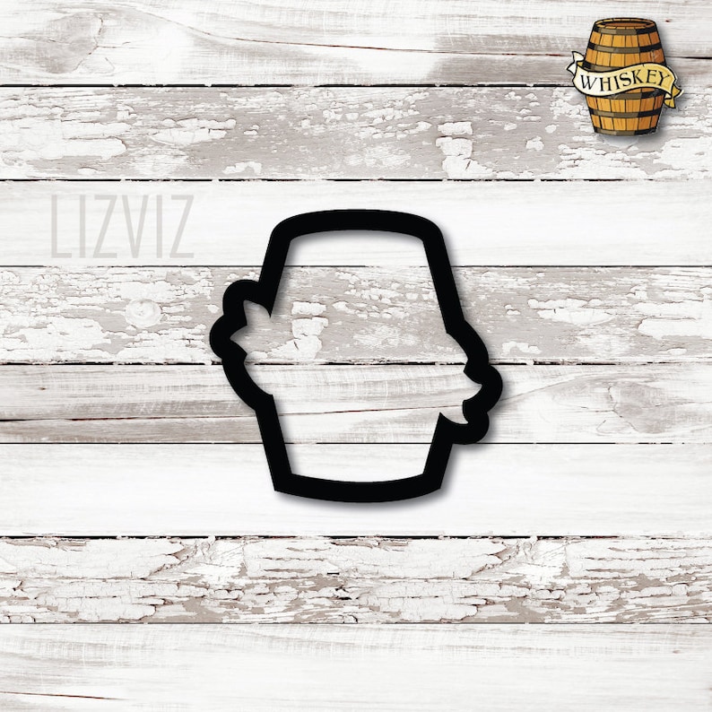 Whiskey Barrel With Banner Cookie Cutter. Wine Barrel. - Etsy