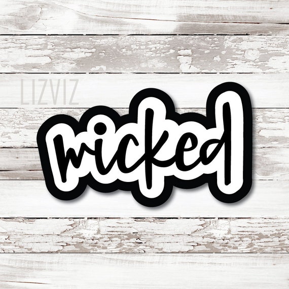 Wicked Cookie Cutter. Halloween Cookie Cutter. - Etsy