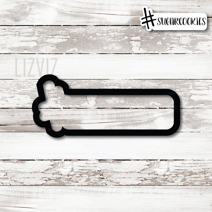 Hashtag Plaque Cookie Cutter | Etsy