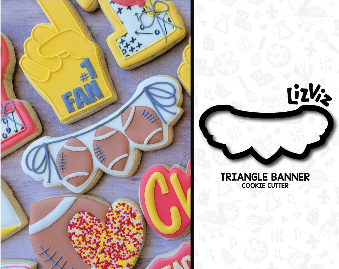 Triangle Banner Cookie Cutter. - Etsy