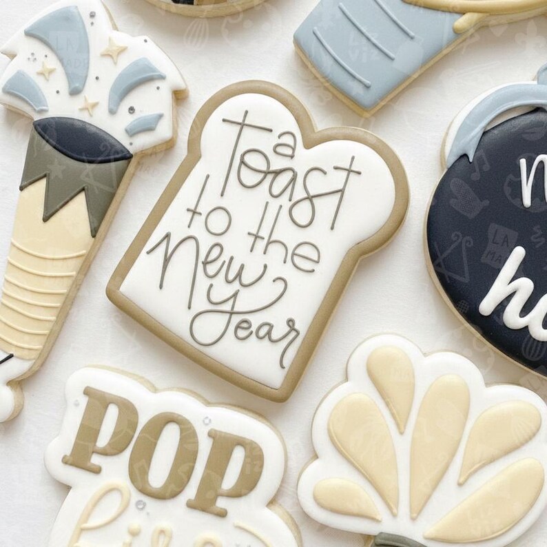 Toast Cookie Cutter: New Year's Eve Breakfast STL Instant Download - Etsy