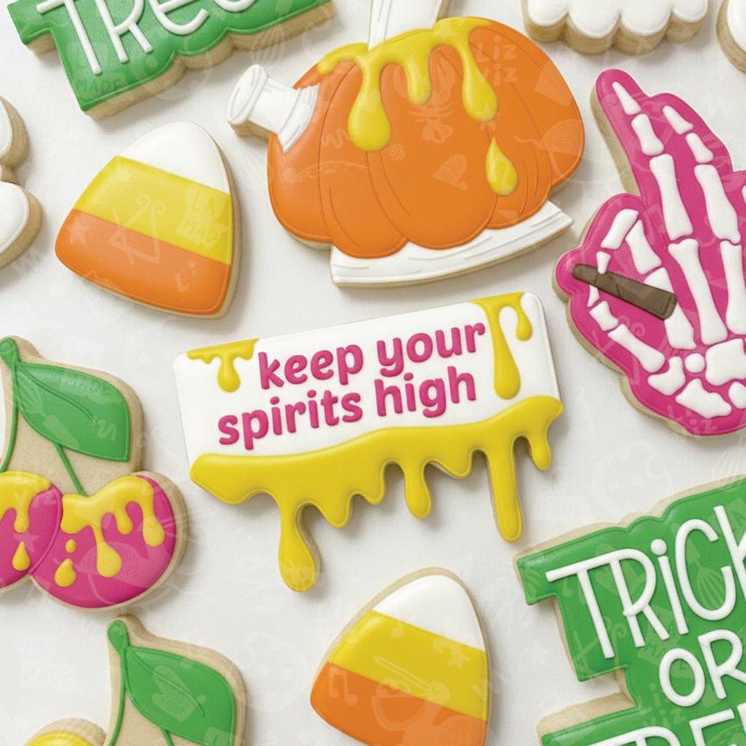 Dripping Liquid Cookie Cutter: Halloween, Ice Cream Theme - Etsy