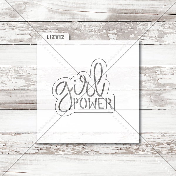 Power T Stencil - Etsy