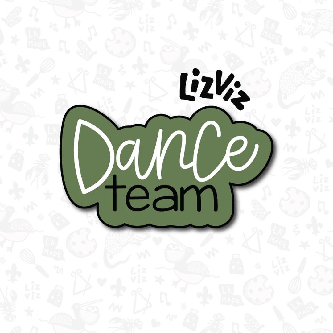 Dance Team Cookie Cutter - Etsy