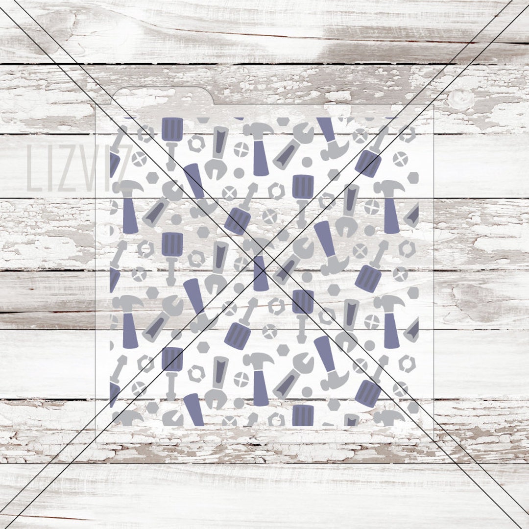 Tool Cookie Stencil - Etsy