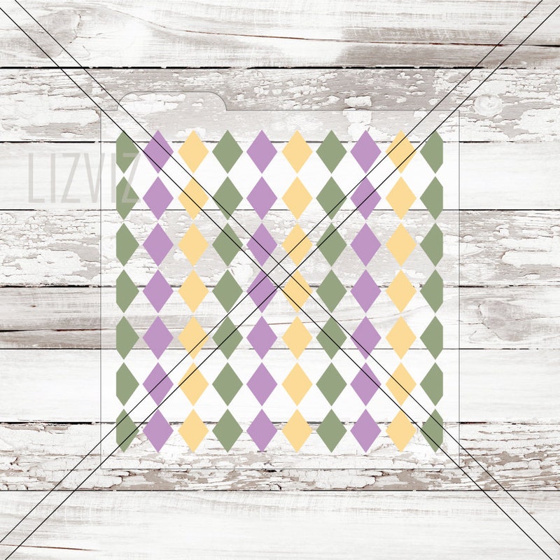 Diamond Cake Stencil - Etsy