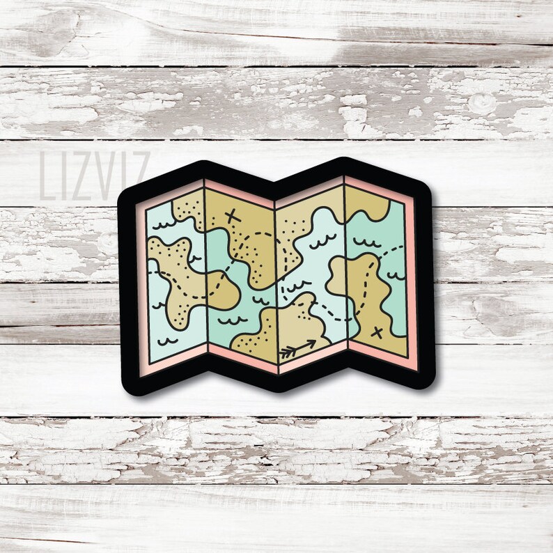 Map Cookie Cutter. Camping Cookie Cutter. - Etsy