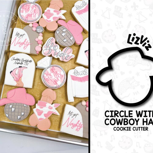 Plaque Cookie Cutter With Cowboy Hat. First Rodeo. - Etsy