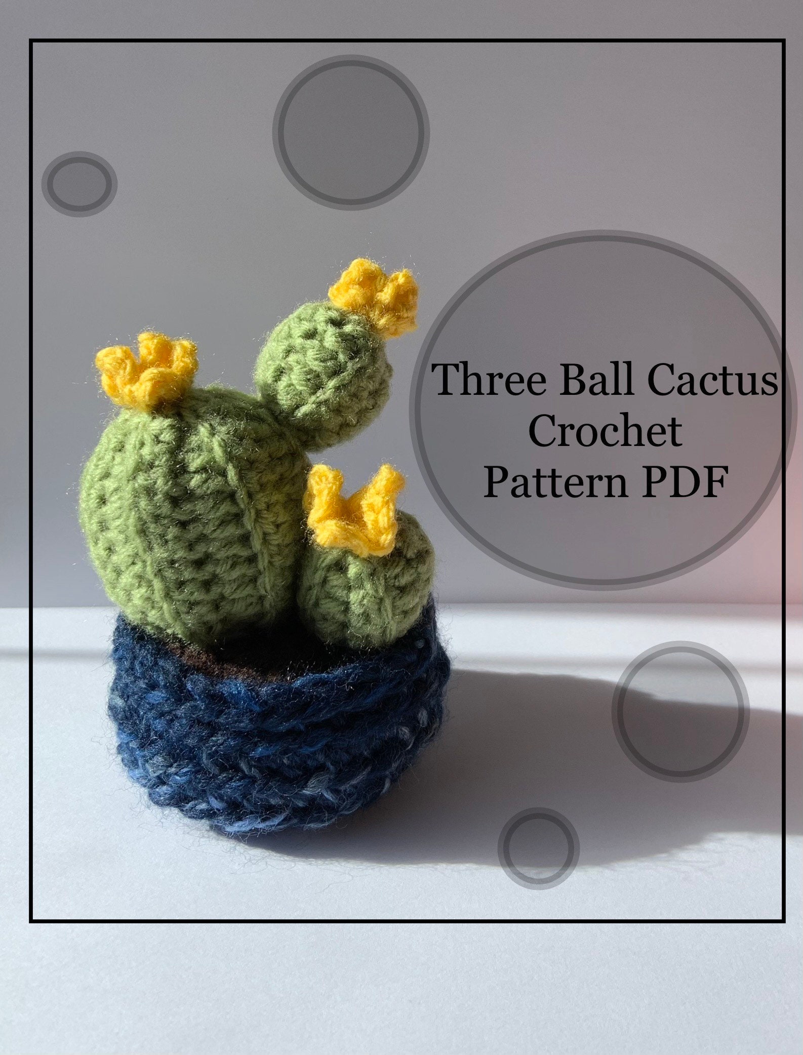 Cactus Crochet Pattern PDF - Etsy