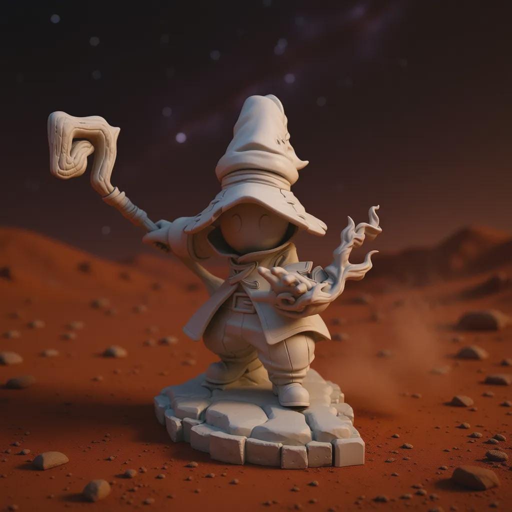 Vivi Ornitier STL | Final Fantasy IX Statue | Black Mage Figure | 12 ...