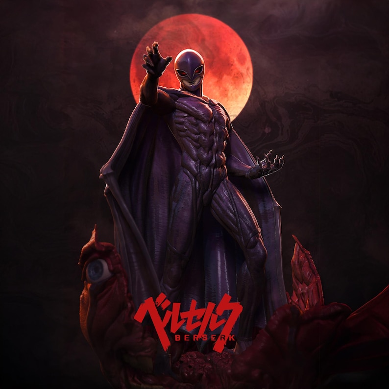 Dark Eclipse Archfiend STL: Gothic Demon King Statue, Bust & Mini ...
