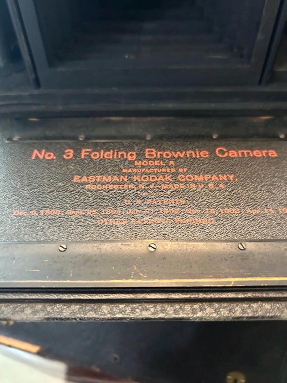 Kodak No 3A Folding Brownie Camera Red Bellows - Etsy