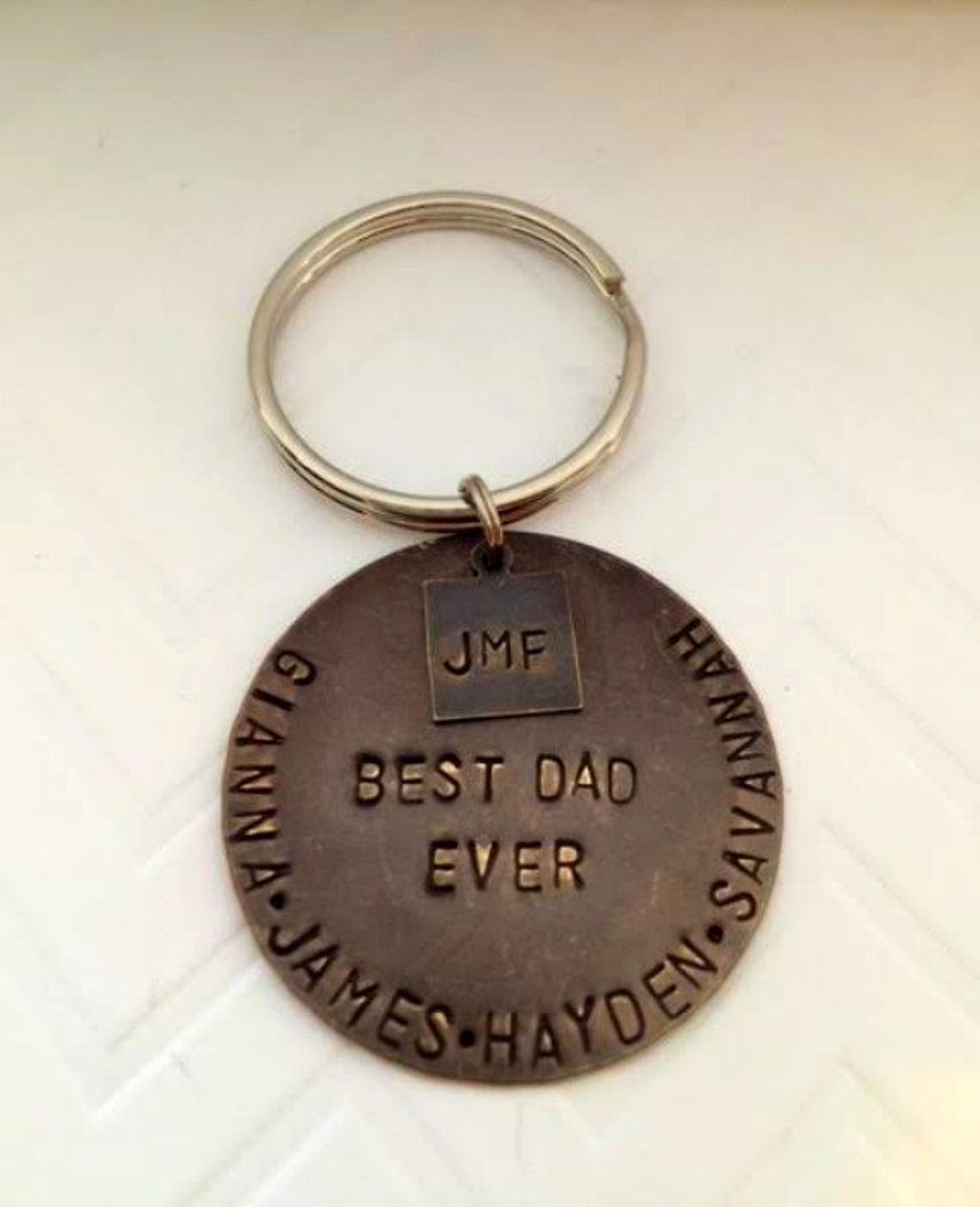 Best DAD Ever Keychain, Gifts for Men, Step Dad Gift Ideas, Bonus Dad ...