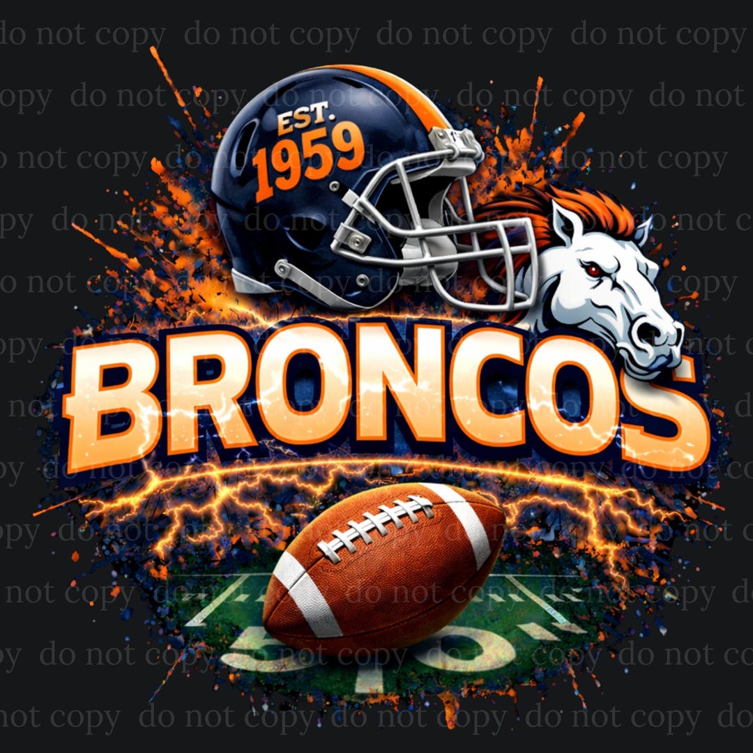 Broncos PNG, Game Day, Football, Broncos Gift, Broncos Digital Use for ...