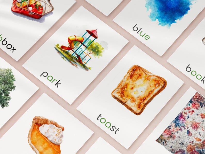 Phonogram Beginning Reader Set, Montessori Flashcards, Digital Download ...