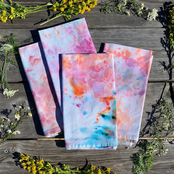 Multi Color Cloth Napkins - Etsy