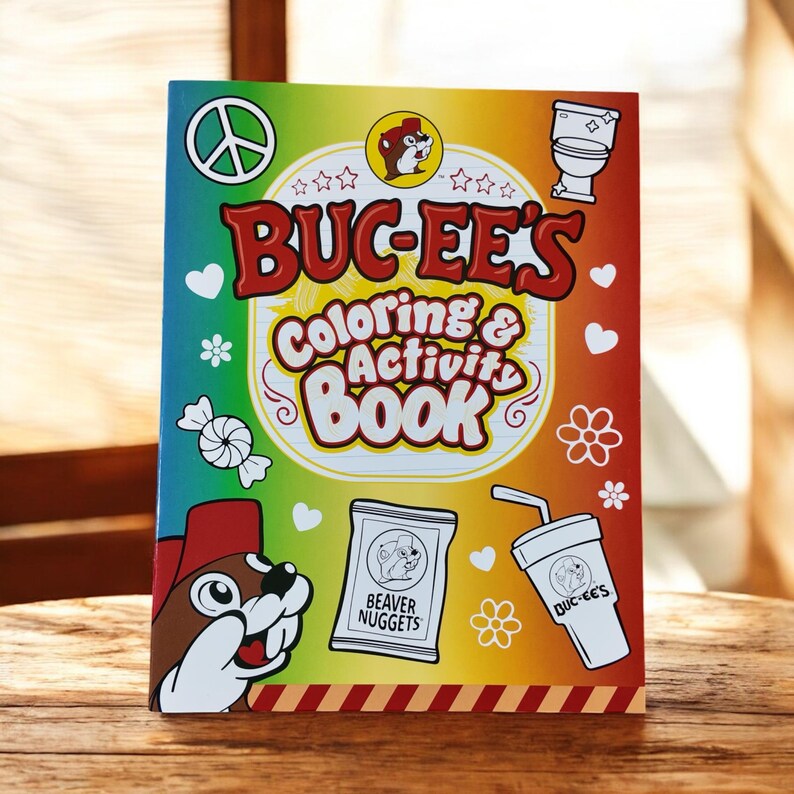 Buc-ee's ABC, Activity, and Coloring Books With Crayons Sets - Etsy