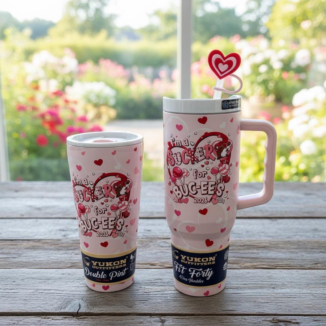 Buc-ee's 2026 Valentine Tumblers - Etsy