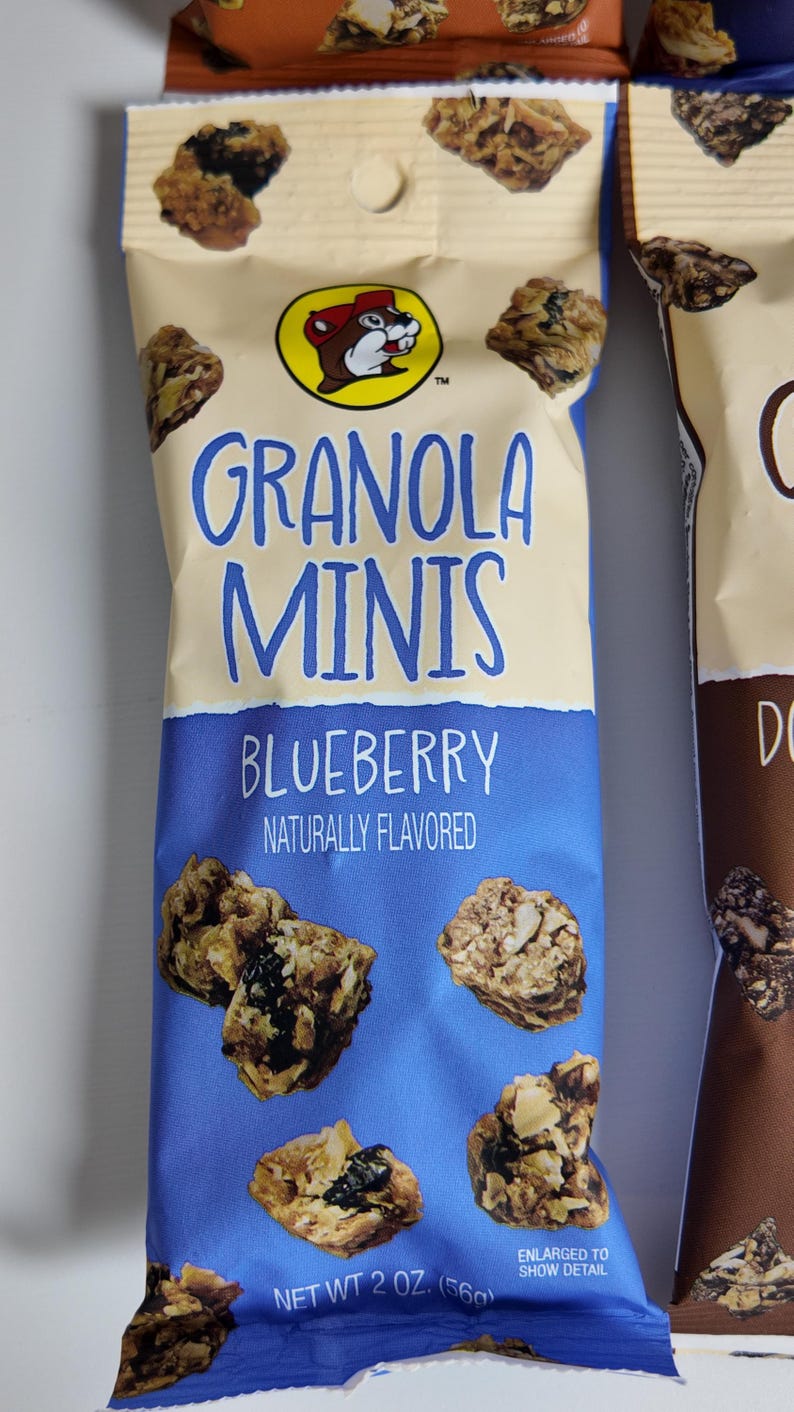 Buc-ee's Granola Minis Variety Snack Packs - Etsy