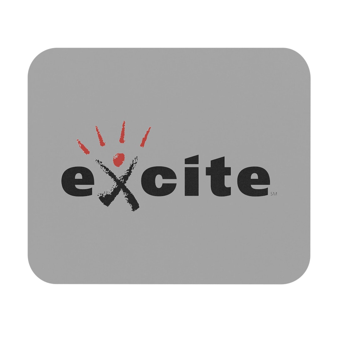 Excite Logo Mouse Pad | Retro Excite Dot Com Mousepad | Vintage ...