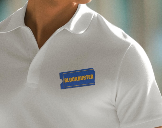 BLOCKBUSTER VIDEO Vintage Employee Uniform Polo Shirt Size XL - Etsy Canada