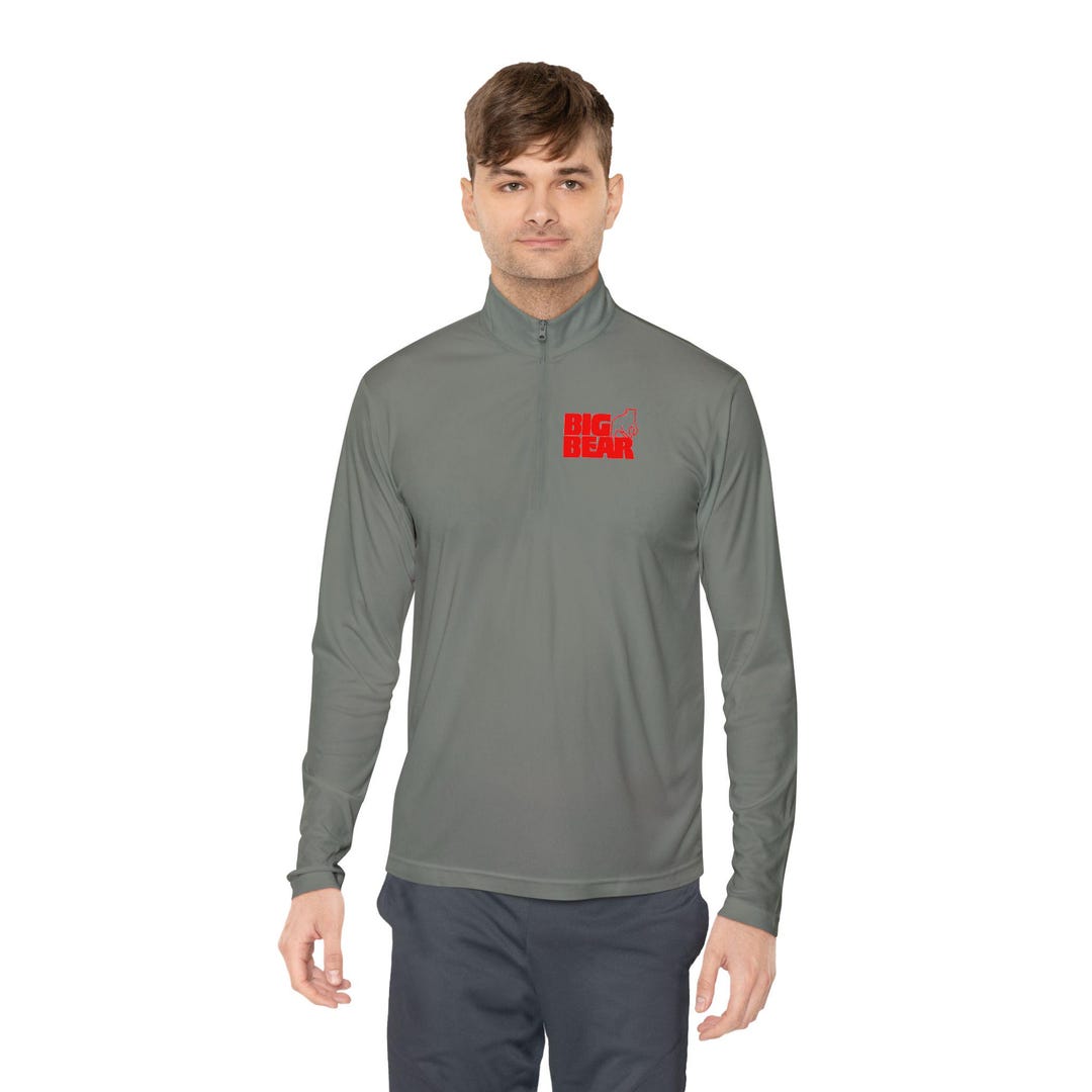 Big Bear Stores Vintage Logo Quarter Zip Pullover - Classic Midwest ...