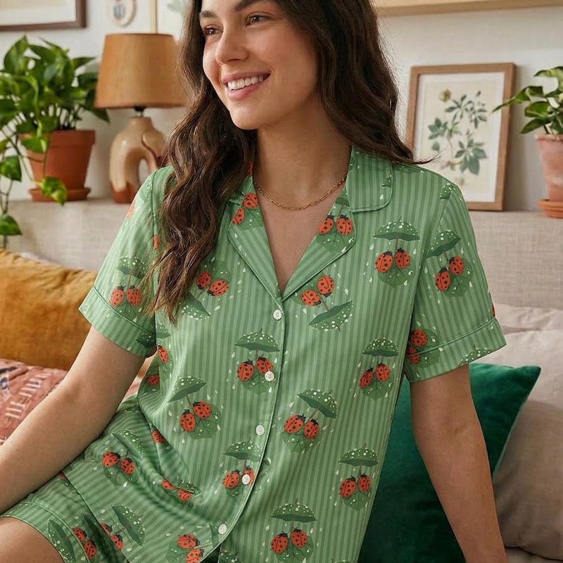 Ladybug Pajamas Women - Etsy